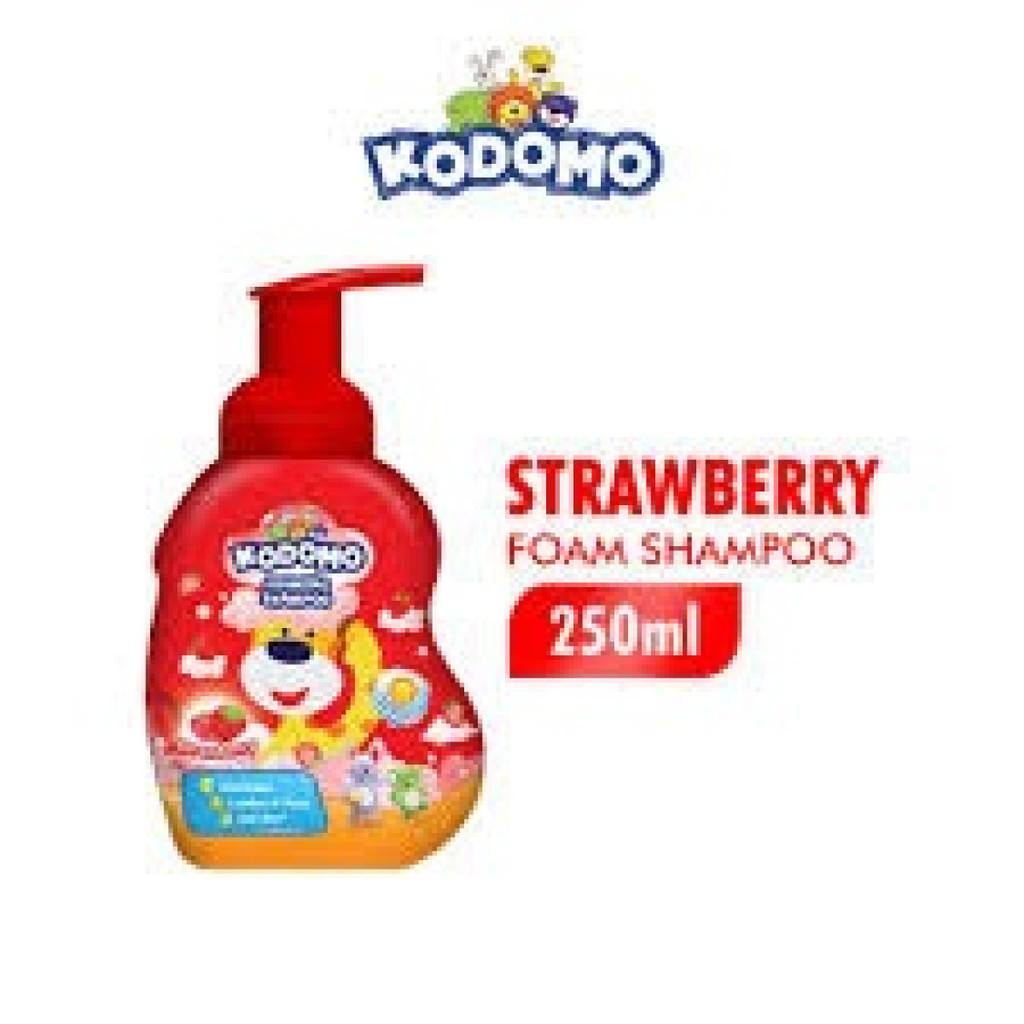 Jual Kodomo Kids Shampoo Strawberry Botol Pump 250 ml | Shopee Indonesia