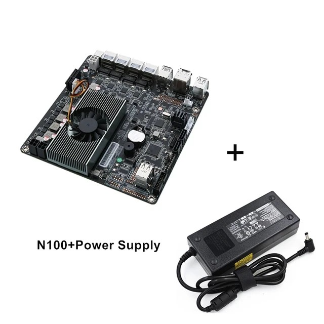 Jual 12th i3-N305 N100 NAS Motherboard 6-Bay DC Power 2xM.2 NVMe ...
