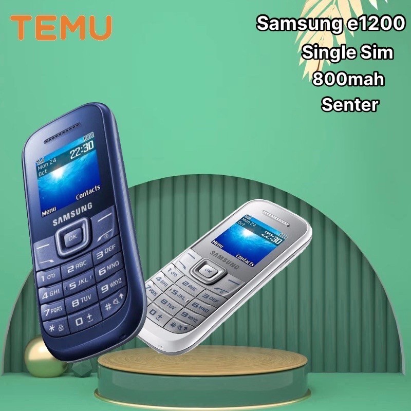 Jual Handphone Samsung GSM GT-E1205/E1200 baru murah one SIM hp jadul ...