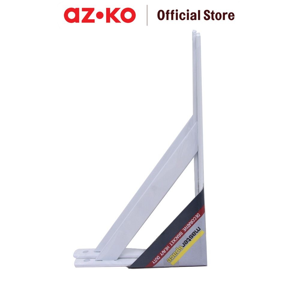 Jual AZKO Masterspace 15x25 cm Bracket Rak Siku Heavy Duty - Putih ...