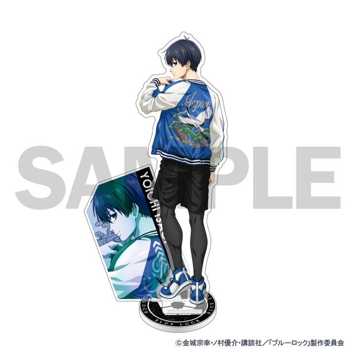 Jual Blue Lock Souvenir Jacket Wear Original Illustration Acrylic Stand ...