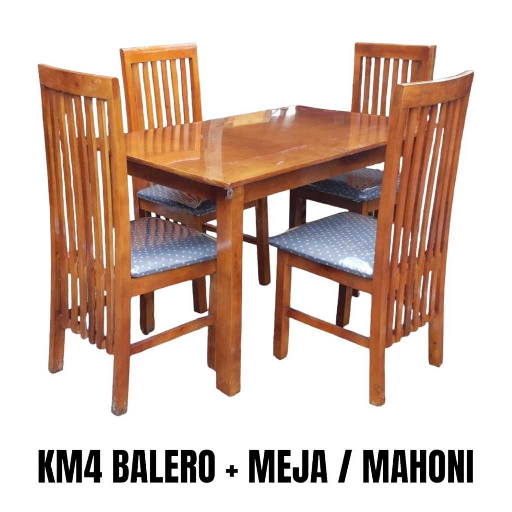 Jual Meja Makan 4 Kursi + Meja TYpe Balero | Shopee Indonesia