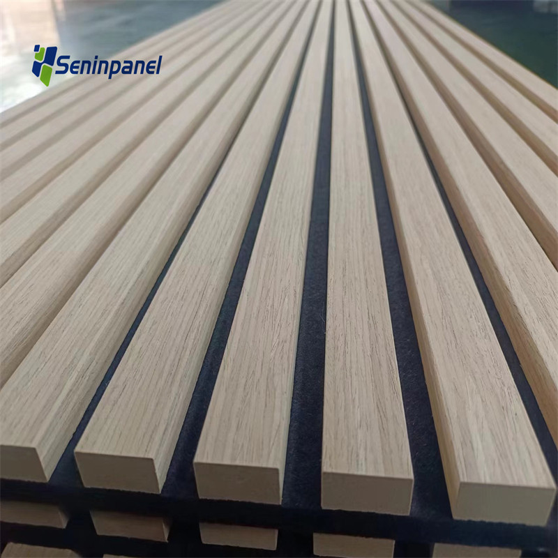 Jual Seninpanel Pet Mdf Wood Slat Acupanels Walnut Acustic Wall Panel ...