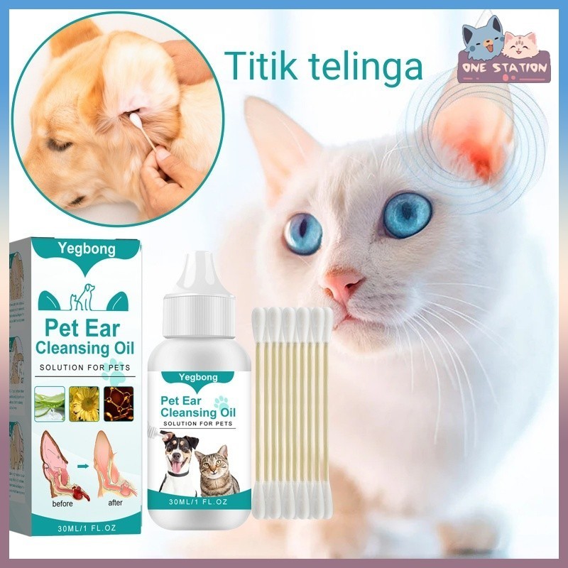 Jual Pet Ear Drop Obat T Mata Dan Telinga Kucing Anjing Anti Belekan ...