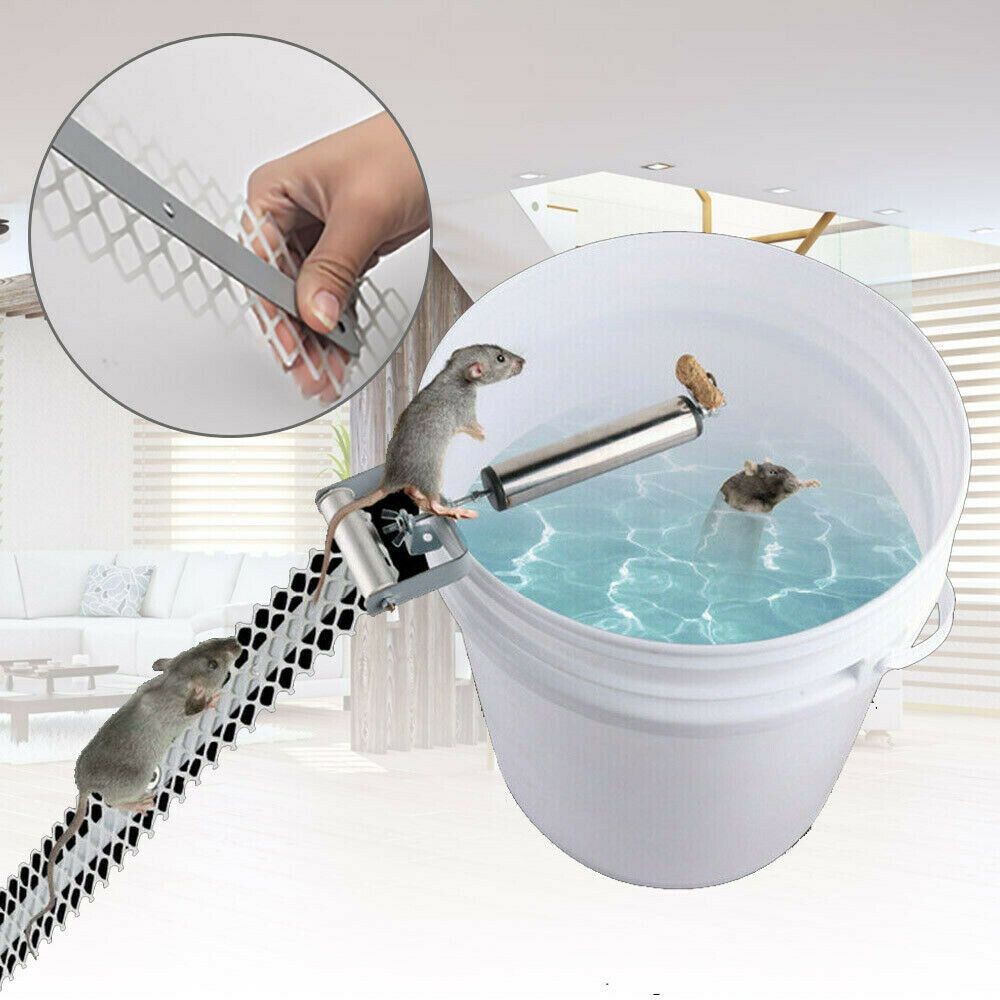 Jual Household Roller Slide Lid Multi-purpose Rat Catching Mouse Trap ...