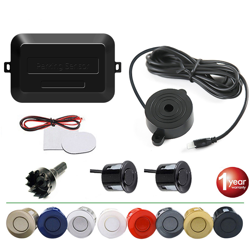 Jual Hippcron Car Parking Sensor Kit 2 Sensors 22mm LED Screen Reverse ...