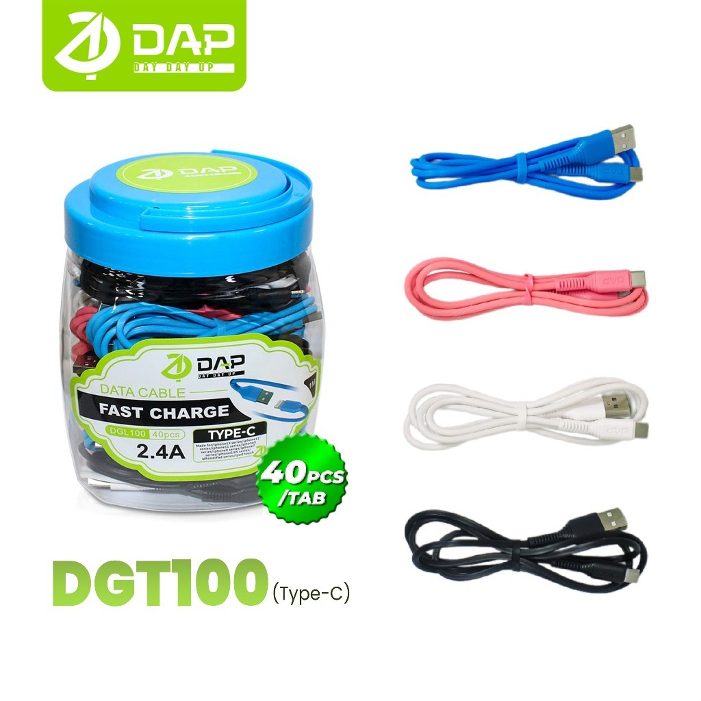 Jual DAP DG Series Kabel Data Type-C Micro & Lightning USB Port 100cm ...