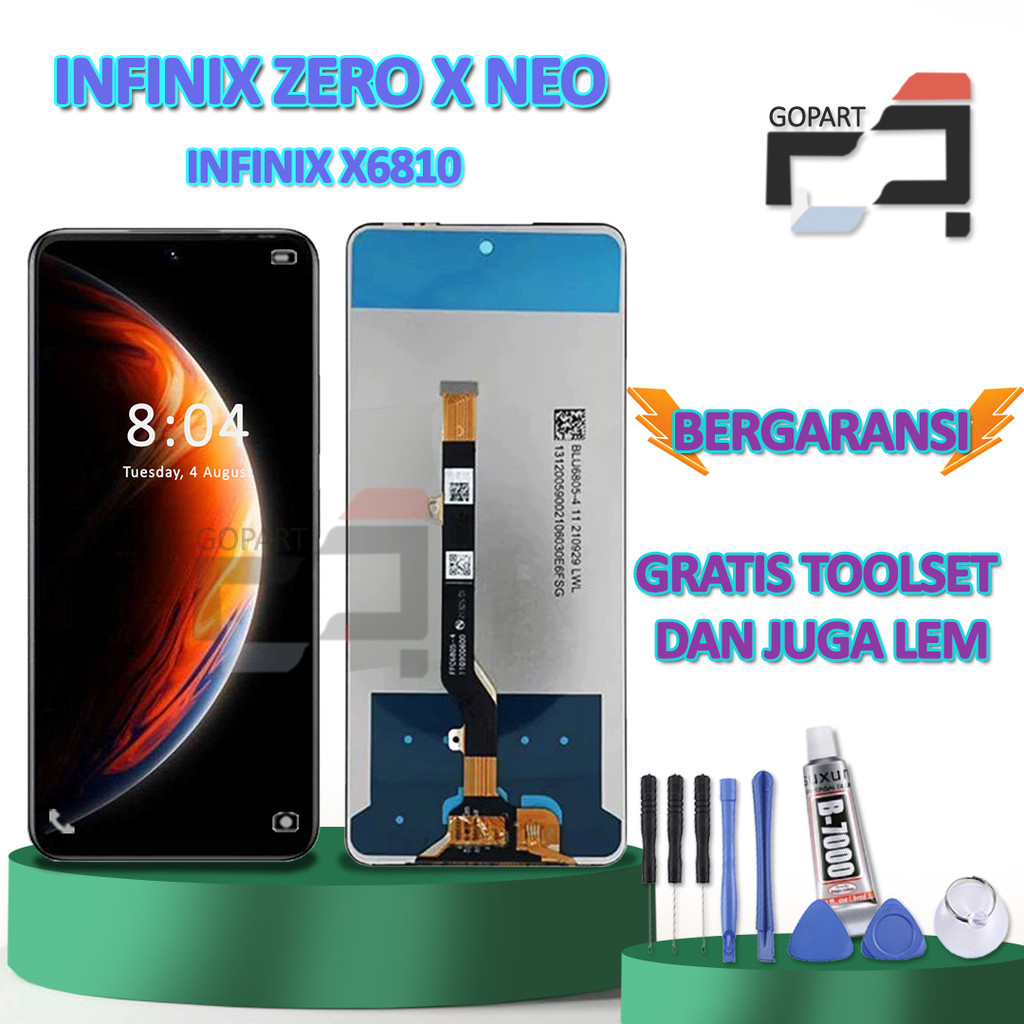 Jual LCD INFINIX ZERO X NEO / X6810 FULLSET TOUCHSCREEN FREE TOOLSET ...