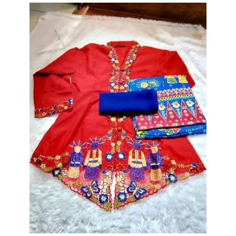 Jual NG76TG 3in1 setelan kebaya encim anak SD // baju adat encim anak ...