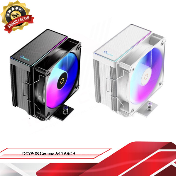 Jual OCYPUS Gamma A40 ARGB | CPU Air Cooler with High Performance Fans ...