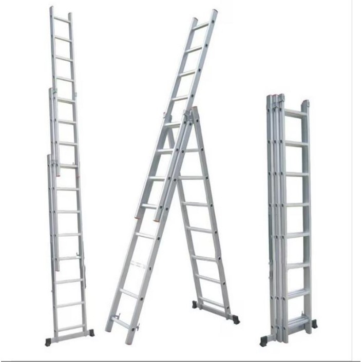 Jual Tangga Aluminium Extension Ladder ( 6M ) | Shopee Indonesia