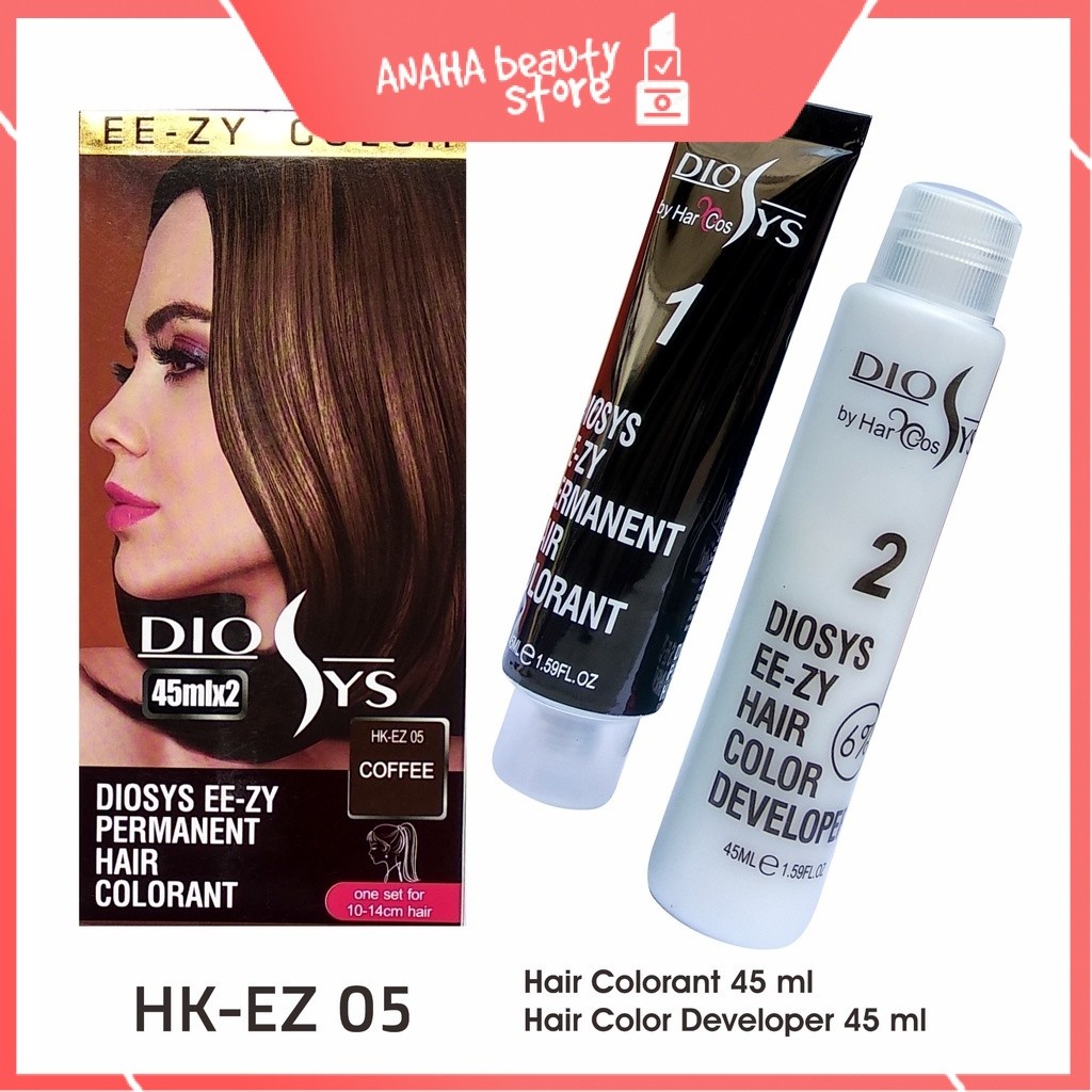 Jual DIOSYS HAIR COLOUR PERMANENT 45 ML DAN 100 ML | Shopee Indonesia