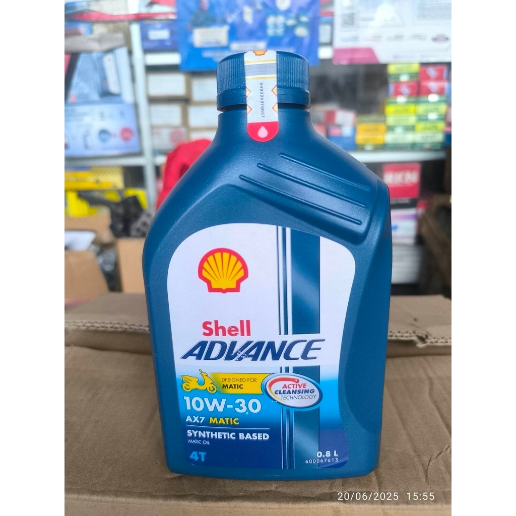 Jual oli shell ax7 matic 800 ml untuk semua jenis motor matic | Shopee ...