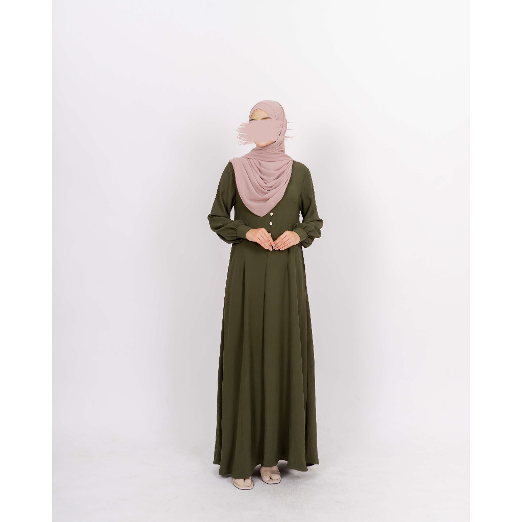 Jual Azmiza - Maja Dress (Dress Daily Special Occasion Umroh Bahan ...