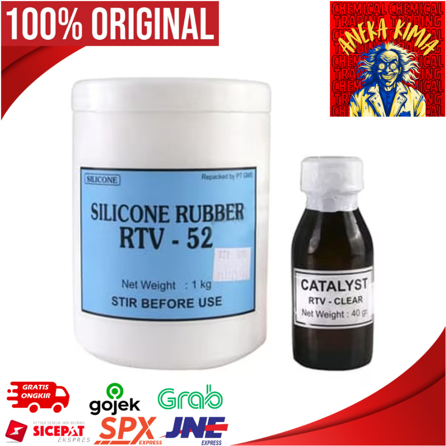 Jual SILICONE RUBBER RTV 52+KATALIS RTV 48+KATALIS | Shopee Indonesia