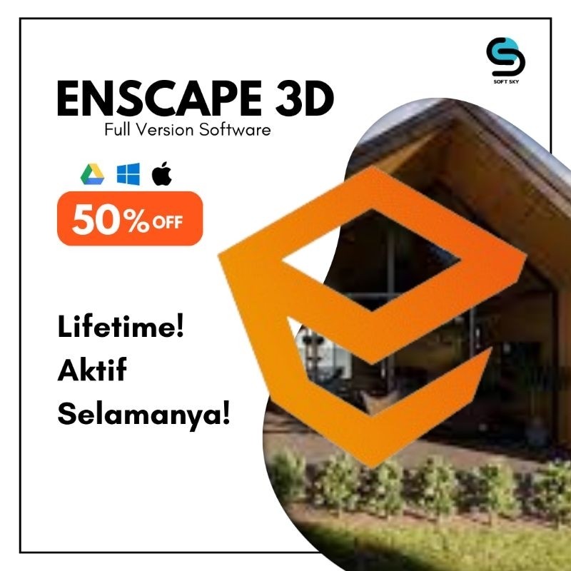 Jual ENSCAPE 3D WINDOWS AJA | SOFTSKY | Shopee Indonesia