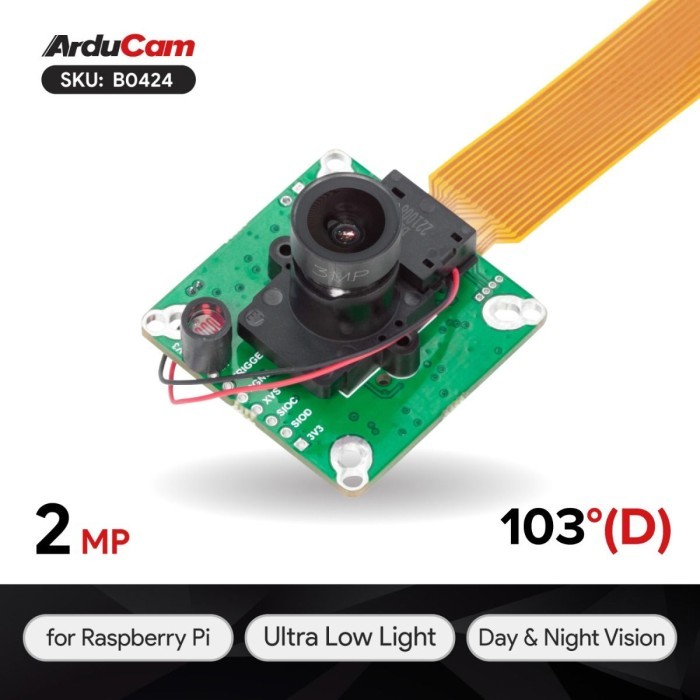 Jual GB99 Arducam 2MP Ultra Low Light STARVIS IMX327 Motorized IR-CUT ...