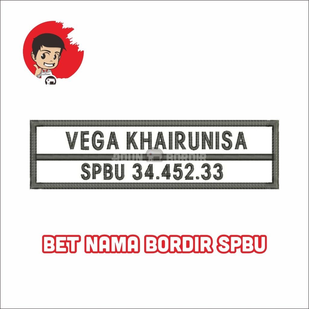 Jual Bordir Logo Bordir Bet Nama Bordir SPBU Harga Murahbisa pesan ...