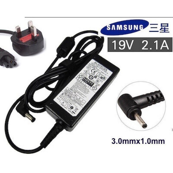 Jual Adaptor Adapter Charger Samsung 19V - 2.1A (Small Plugin) | Shopee ...
