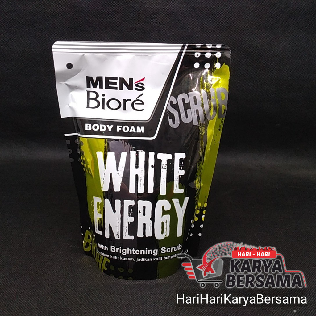 Jual SABUN MANDI CAIR MEN'S BIORE BODY FOAM WHITE ENERGY WITH ...