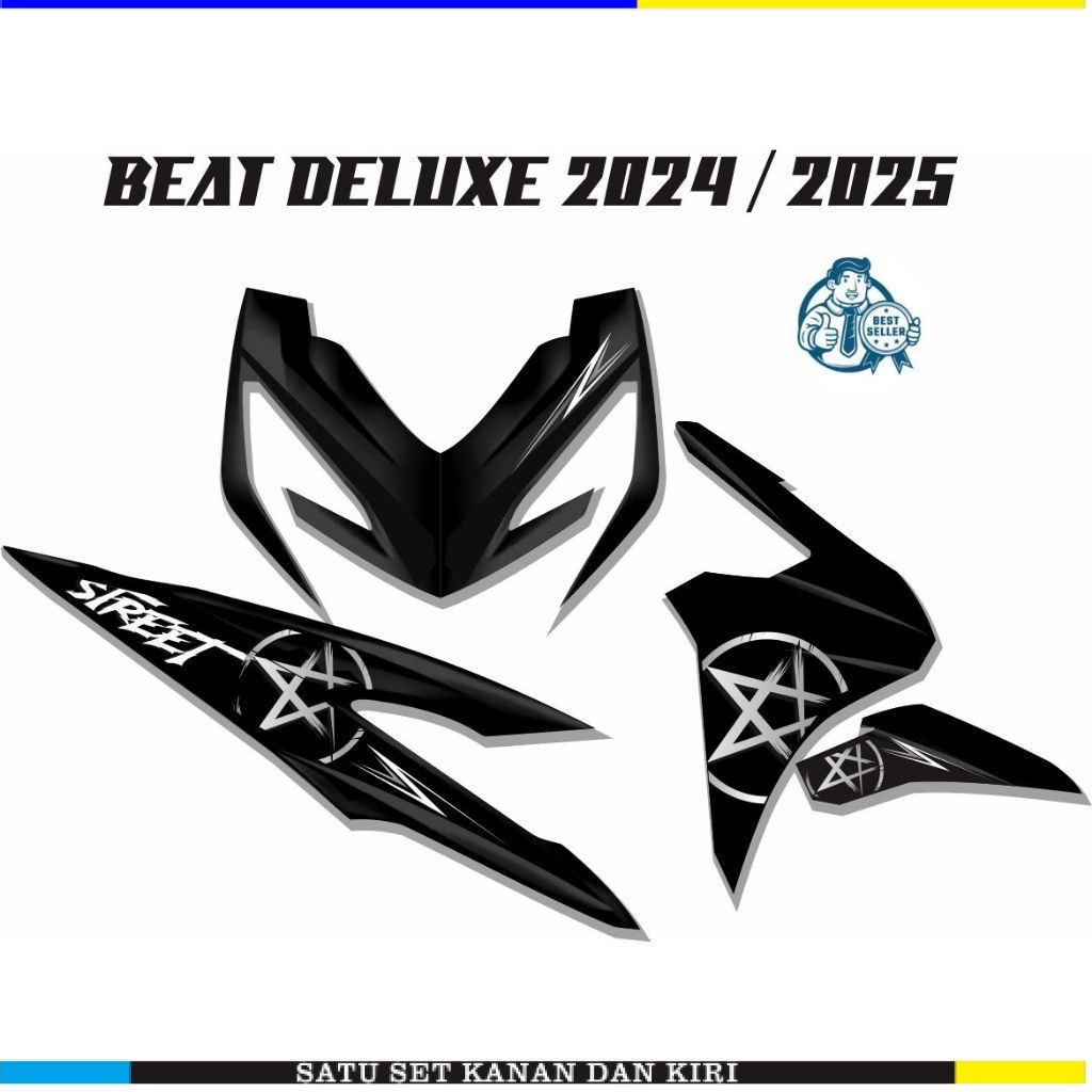 Jual VARIADI STRIPING KEREN / STIKER POLET BEAT DELUXE 2024/ STRIPING ...