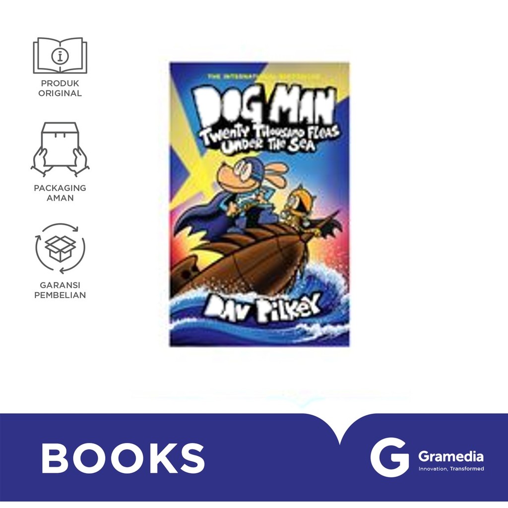 Jual Dog Man #11: Twenty Thousand Fleas Under The Sea | Shopee Indonesia