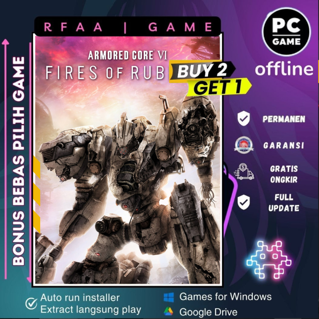 Jual ARMORED CORE VI FIRES OF RUBICON DELUXE EDITION | GAME PC - LAPTOP ...
