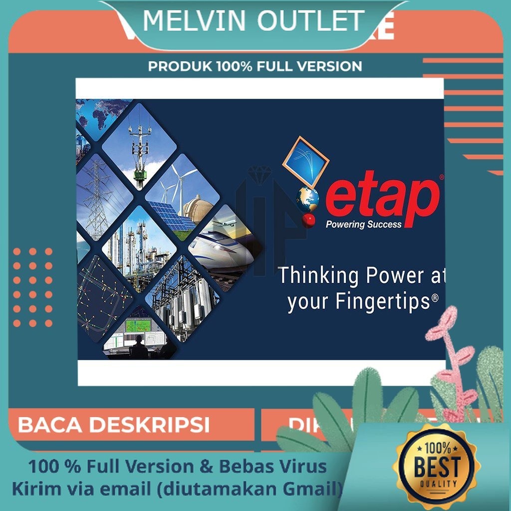 Jual Software ETAP Electrical Power System Analysis 2020 V19 Terbaru ...