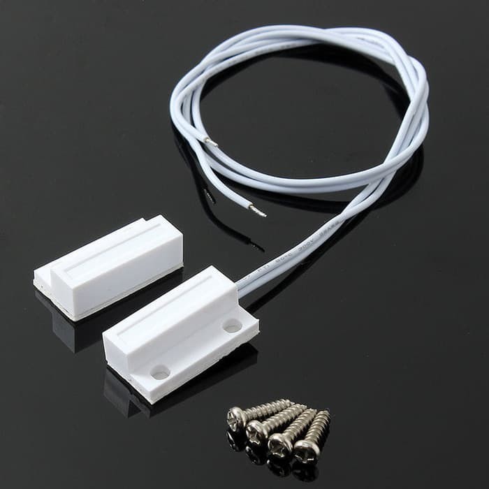 Jual Door & Window Magnetic Switch Sensor Alarm Reed 2 Wire Saklar ...