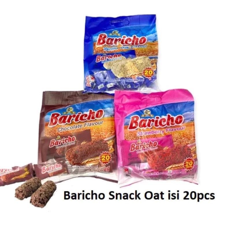 Jual DAPAT 3 PACK PUSAN BARICHO SNACK SEREAL OAT RASA COKELAT STROBERI ...