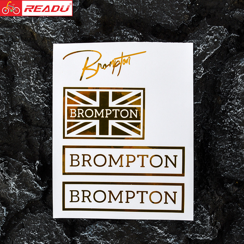Jual STIKER CUTTING CUSTOM DESAIN BROMPTON Stickers Bicycle Frame ...
