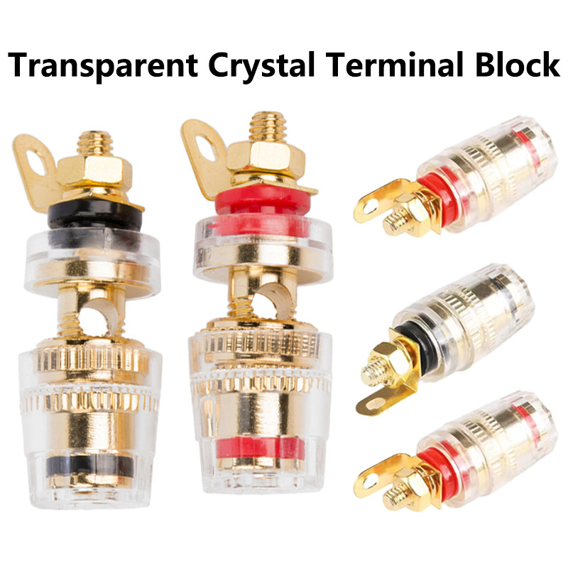 Jual 10PCS Banana Socket Wire Binding Post Copper Plug Power Amplifier ...