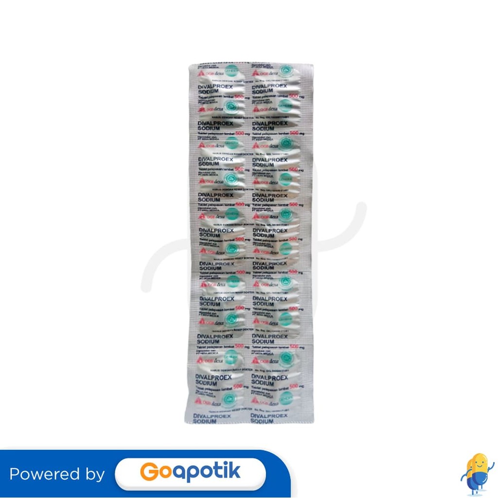 Jual Divalproex Sodium Ogb Dexa Medica 500 Mg Strip 10 Tablet / Epilepsi | Shopee Indonesia