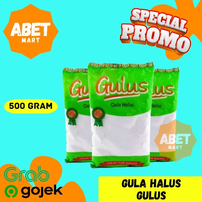 Jual Gula Halus Gulus 500Gr - 500 Gr 1/2Kg Tepung Gula Hijau Icing ...