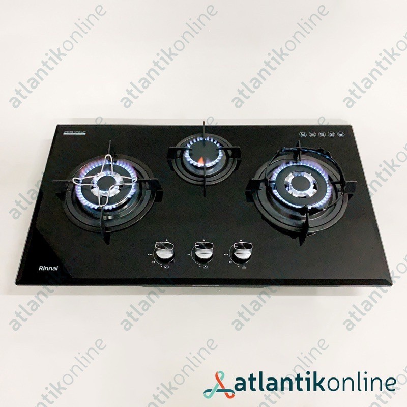 Jual Kompor gas tanam built-in gas hob 3 tungku RINNAI RB-773RO G RB773ROG | Shopee Indonesia