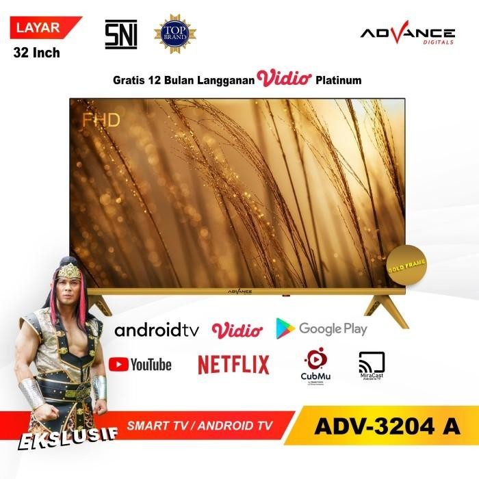 Jual DIGITAL LED TV SMART ANDROID ADV - 3204A FREE BRACKET | Shopee ...