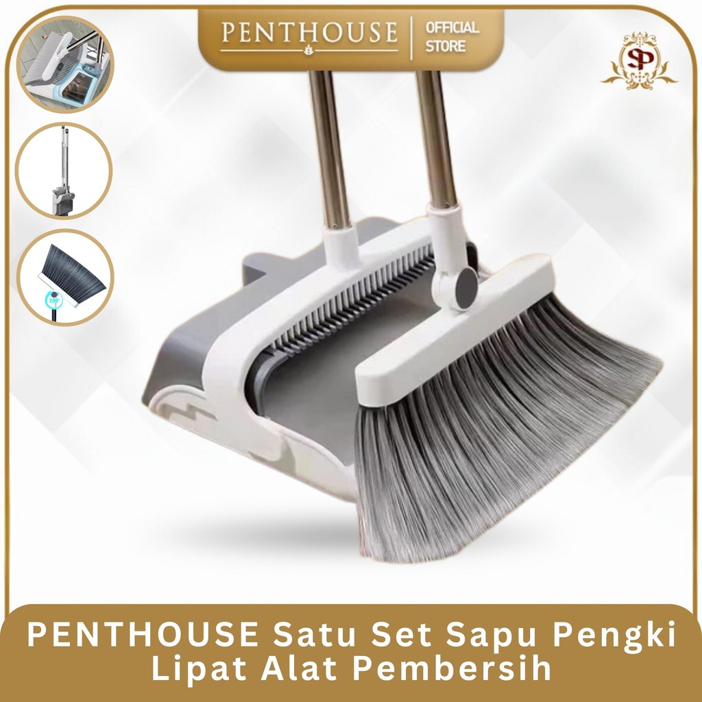 Jual PENTHOUSE Satu Set Sapu Pengki Lipat Alat Pembersih Serba Guna ...