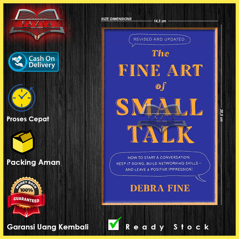 Jual The Fine Art Of Small Talk by Debra Fine (Indo/English) | Shopee ...