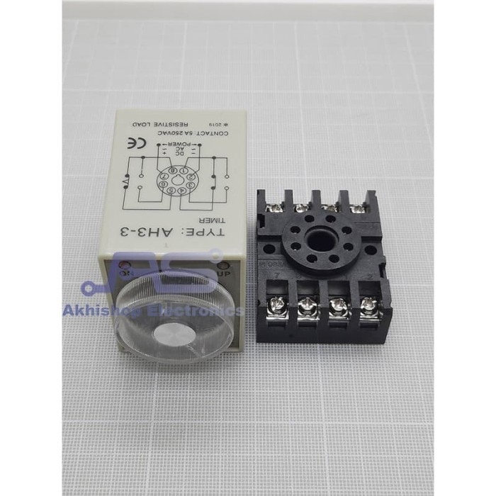 Jual BD99 AH3-3 60S 220V Delay Timer with 0-60S Time Relay | Shopee Indonesia