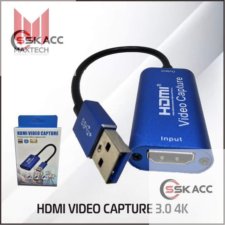 Jual USB 3.0 HDMI VIDEO CAPTURE STICK 4K 1080P WITH CABLE ...