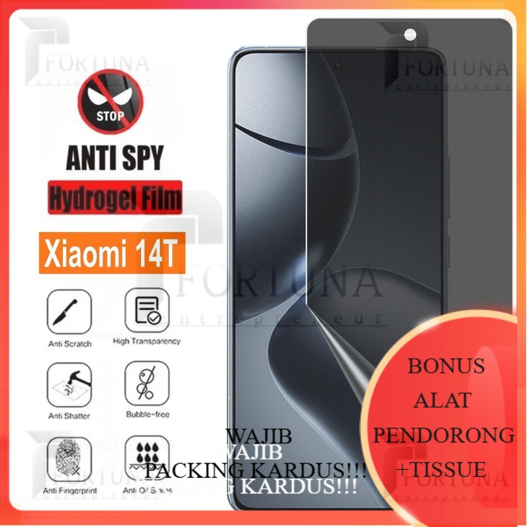 Jual MURAH! Anti Gores Hydrogel Xiaomi 14 14T Pro 5G Layar Full Cover Premium Handphone | Shopee ...