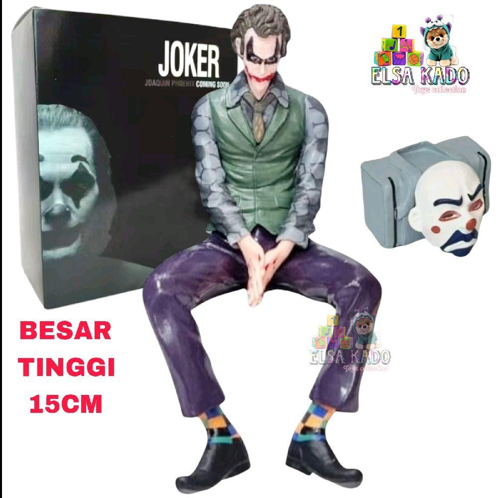 Jual Action Figure Joker Duduk 15cm Statue Pvc | Shopee Indonesia