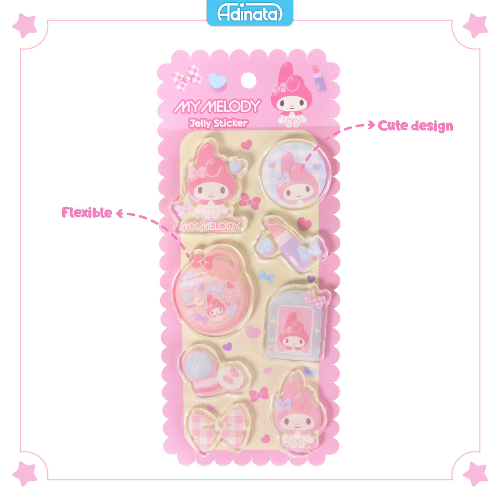 Jual My Melody Jelly Stickers 2513-6101 - Adinata / Sticker | Shopee ...
