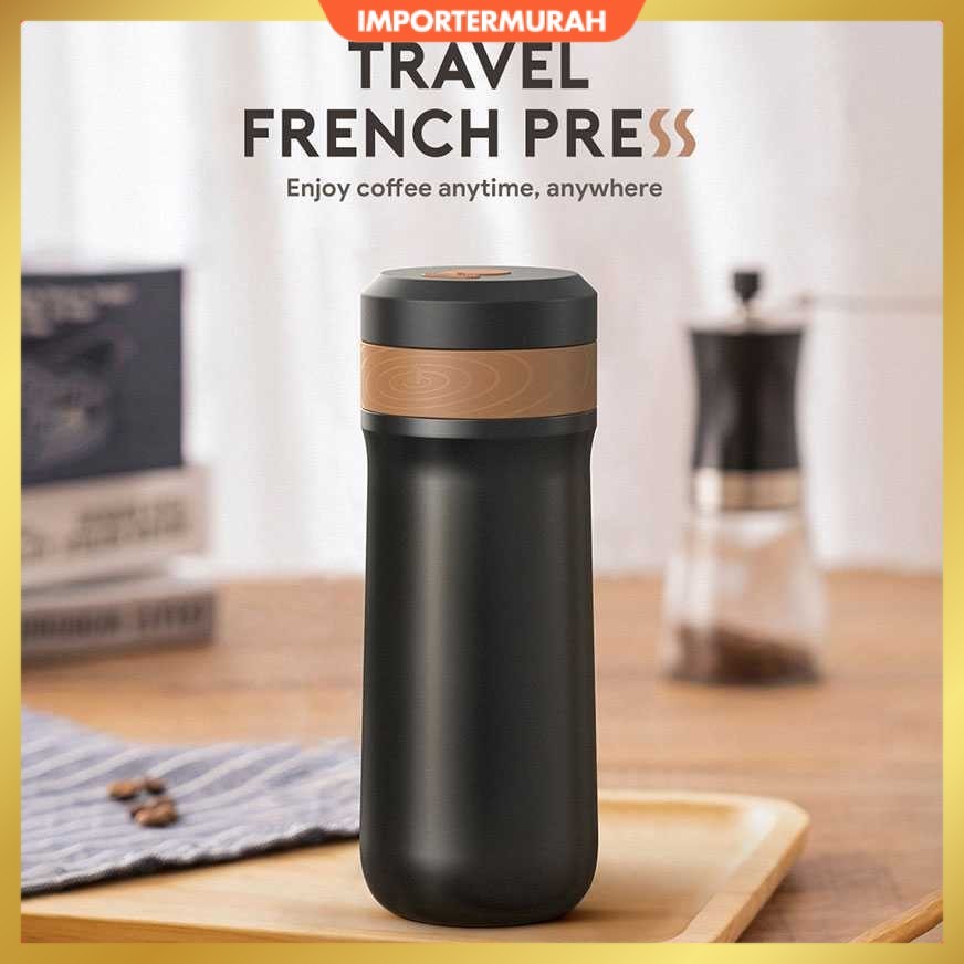 Jual iCafilas Travel Mug Portable French Press Coffee Maker 320ml - FK11 | Shopee Indonesia