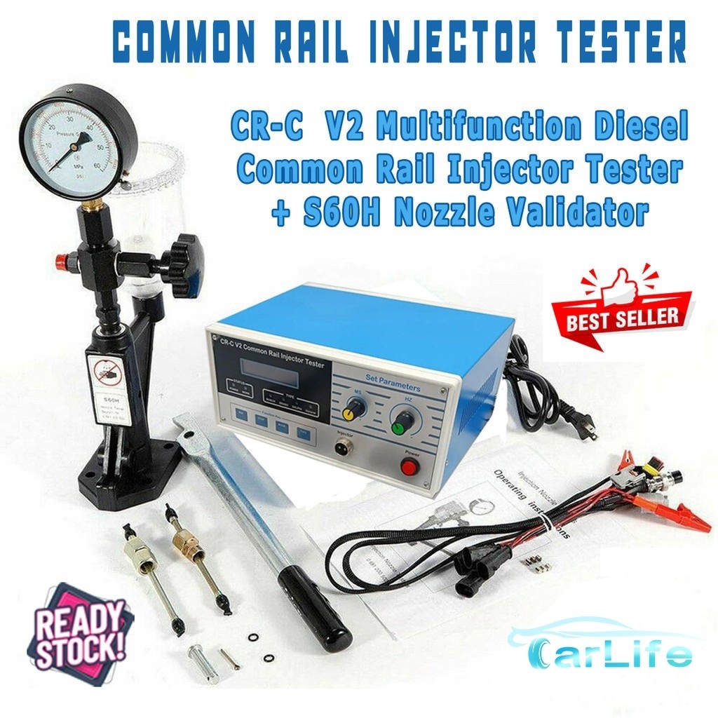 Jual CR-C Multifunction Diesel Common Rail Injector Tester + S60H ...