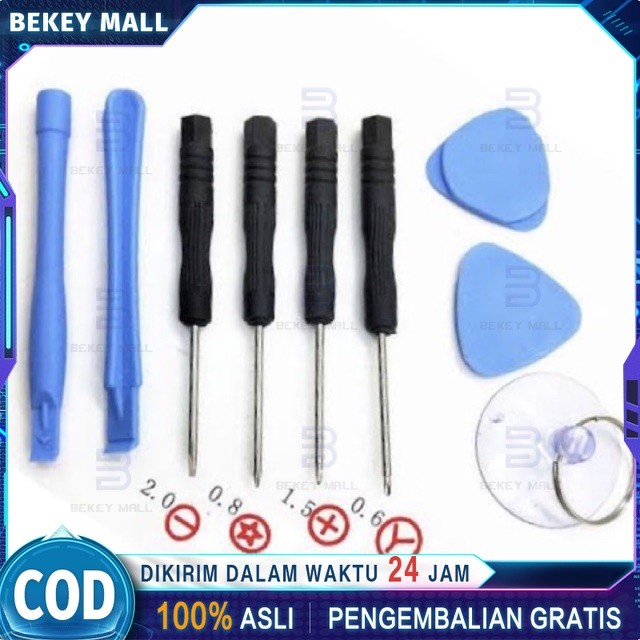 Jual Obeng Tool Set Pembuka Handphone 9 in 1 | Shopee Indonesia