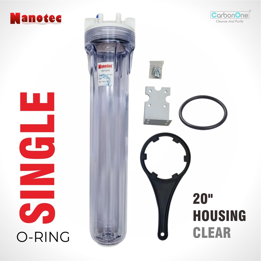 Jual HOUSING CLEAR 20" DS housing filter air ukuran 20 inci transparan ...