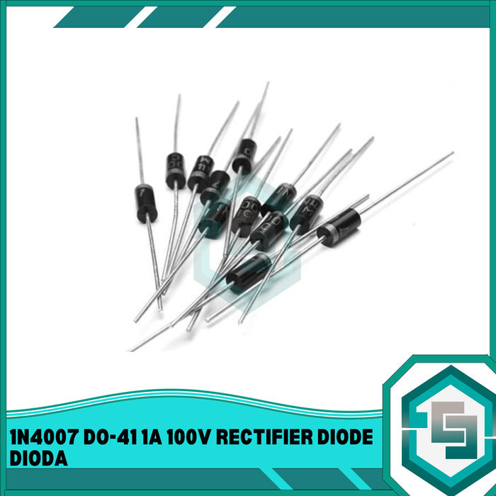 Jual Dioda 1N4007 1A 1000V DO-41 – Rectifier Diode Komponen Elektronik ...