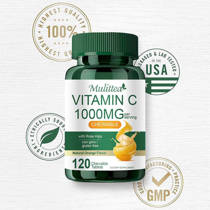 Jual Vitamin C Chewable Tablets for Anti-oxidation, Improve Human ...