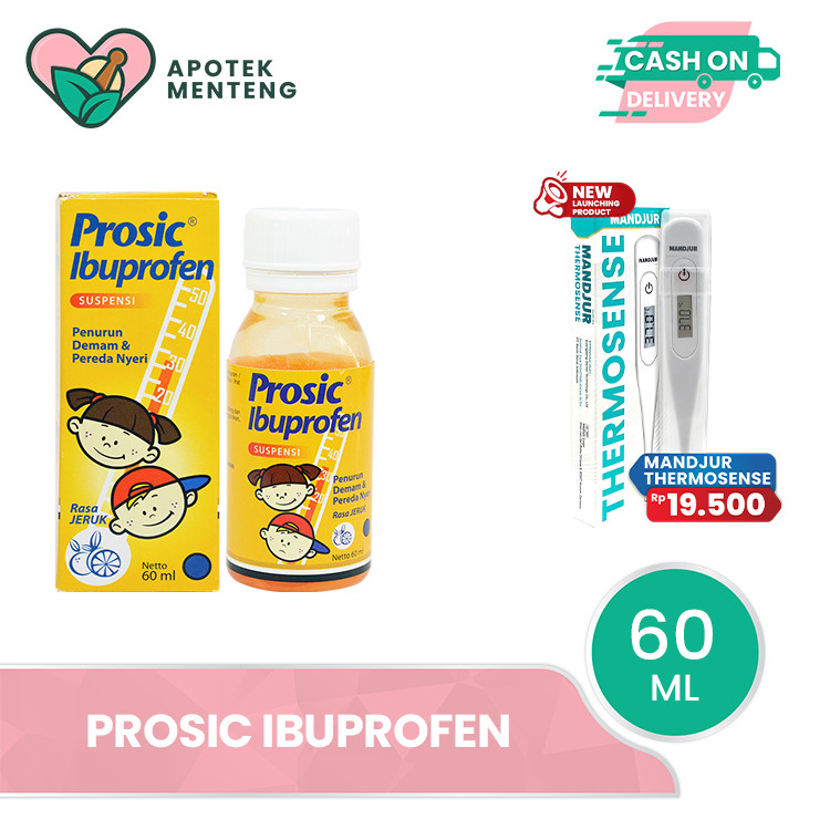 Jual Prosic Syrup Rasa Jeruk 60 mL - Obat Penurun Demam dan Pereda ...